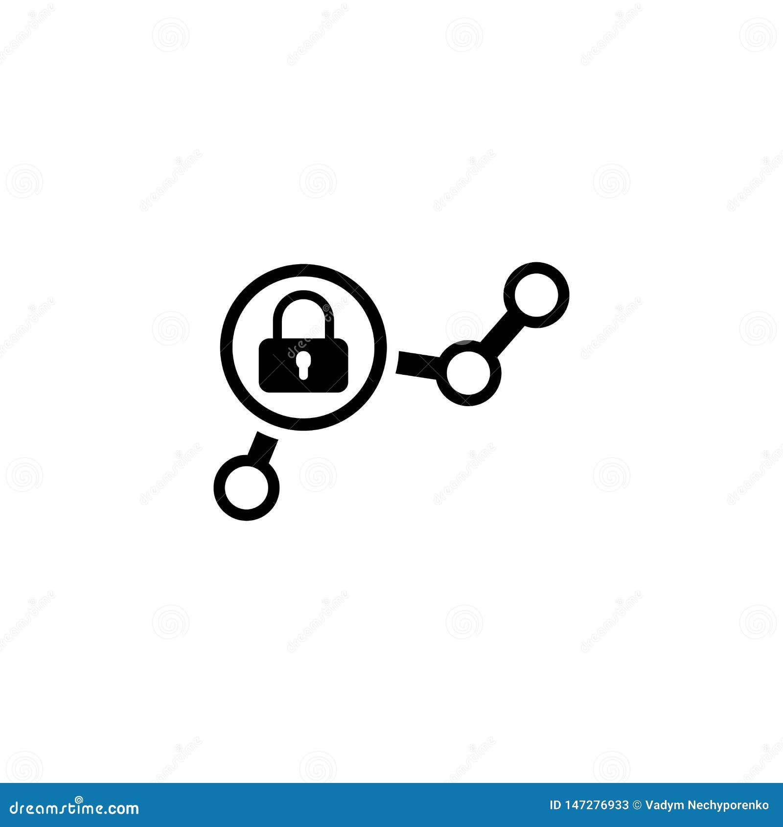 Security Checkpoint Icon. Flat Design Stock Illustration - Illustration ...