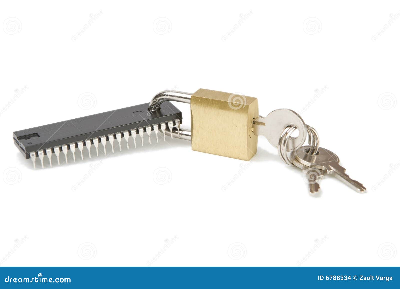 Security chip stock photo. Image of macro, isolated, safe - 6788334