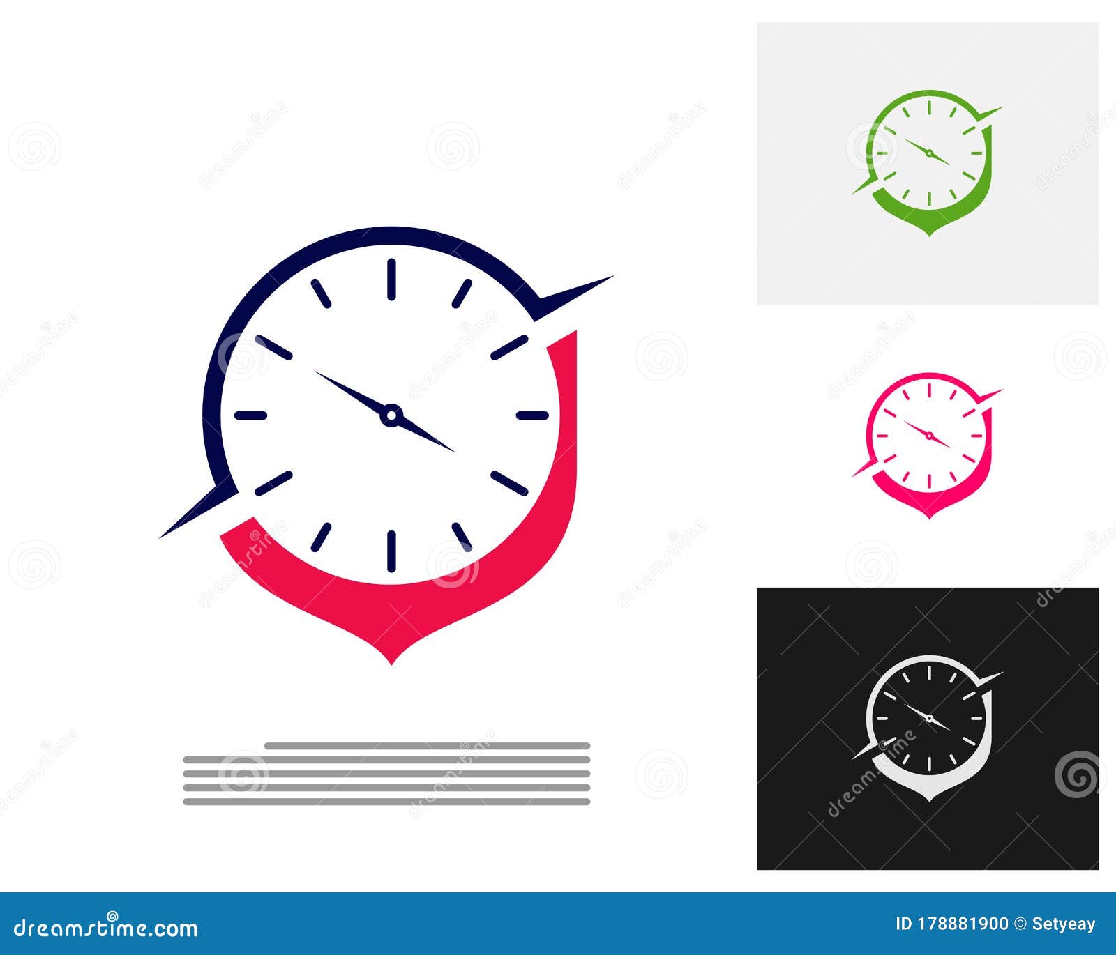 Security Clock Logo Design Concept Vector. Time Management Logo ...