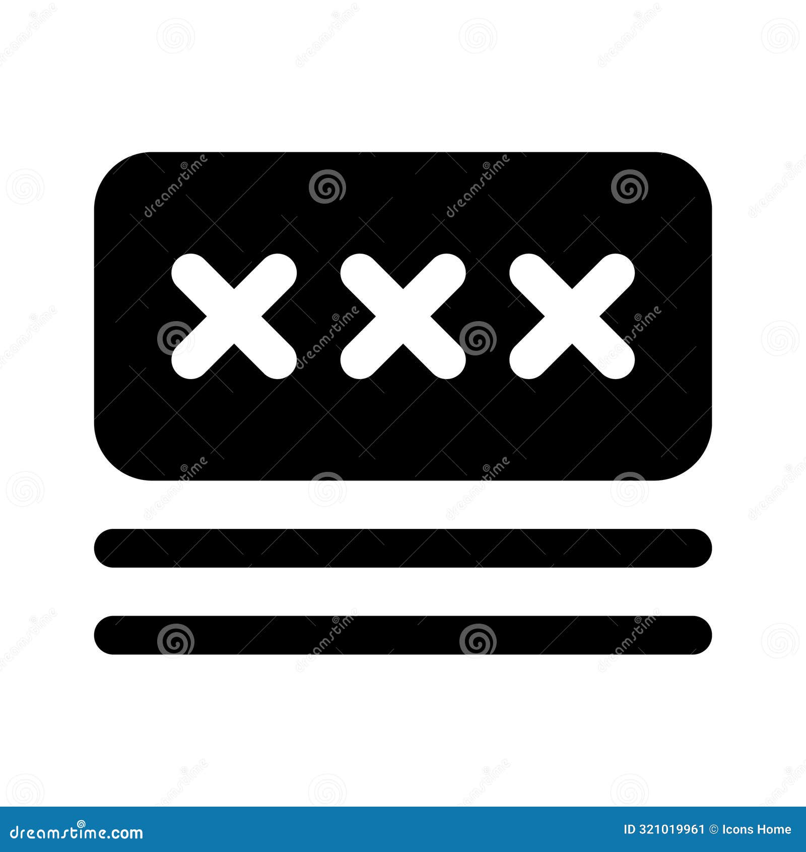 Security Code, Secret Word or Phrase for Security Purpose, Icon of ...