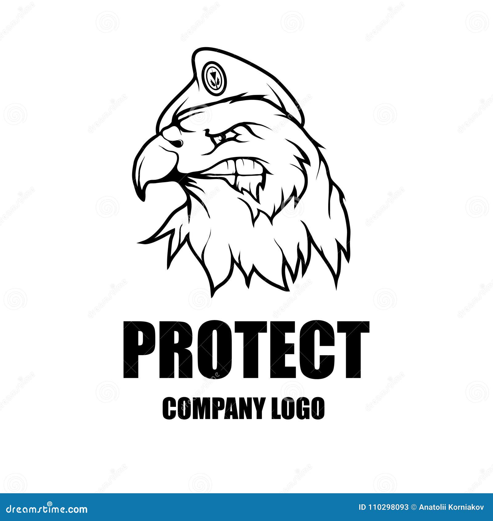 Set Of Security Company Logos. Royalty-Free Stock Photography ...