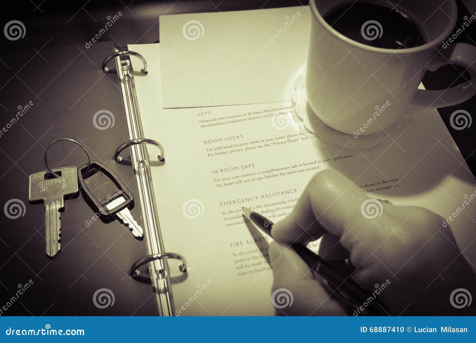 Security concept with keys stock photo. Image of business - 68887410