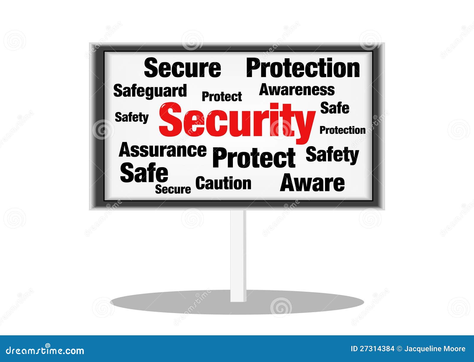 Security concept sign stock illustration. Illustration of secure - 27314384