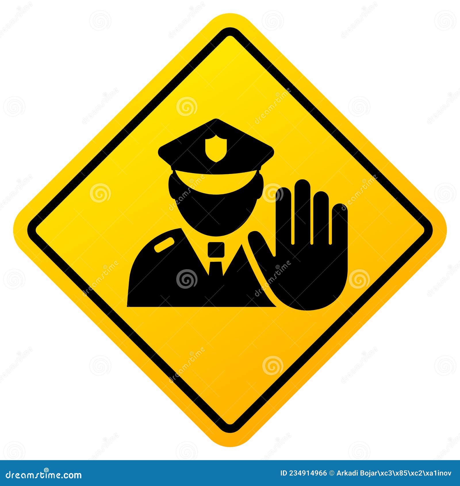 Security Control, Stop Sign Stock Vector - Illustration of isolated ...