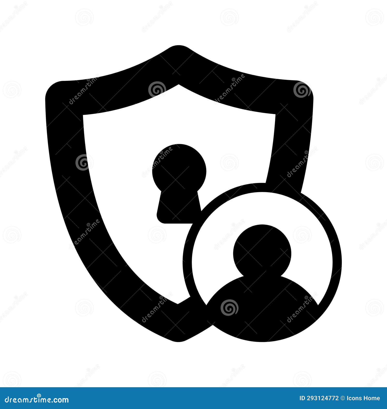 Security Control Symbol, Vector Pictogram Isolated, Security Agency ...
