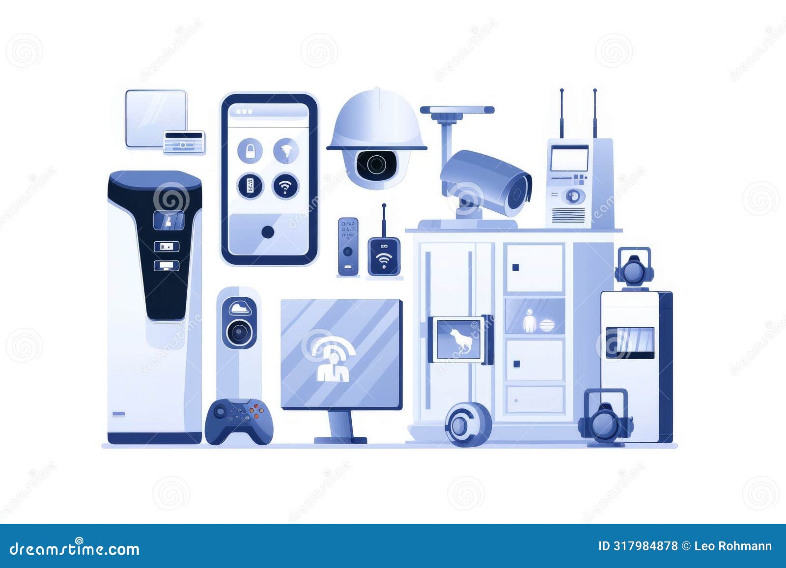 Security Control Systems Integrate Acoustic Detection Remote Commands And Responsive Detection