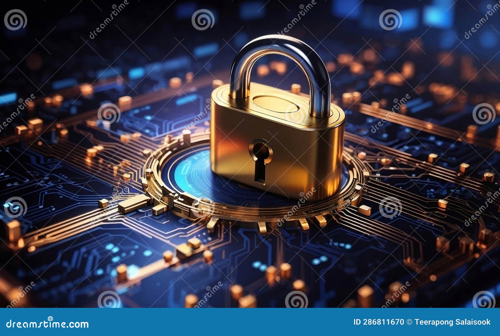 Security and Cyber Security Firewall, Generative AI Illustration Stock ...
