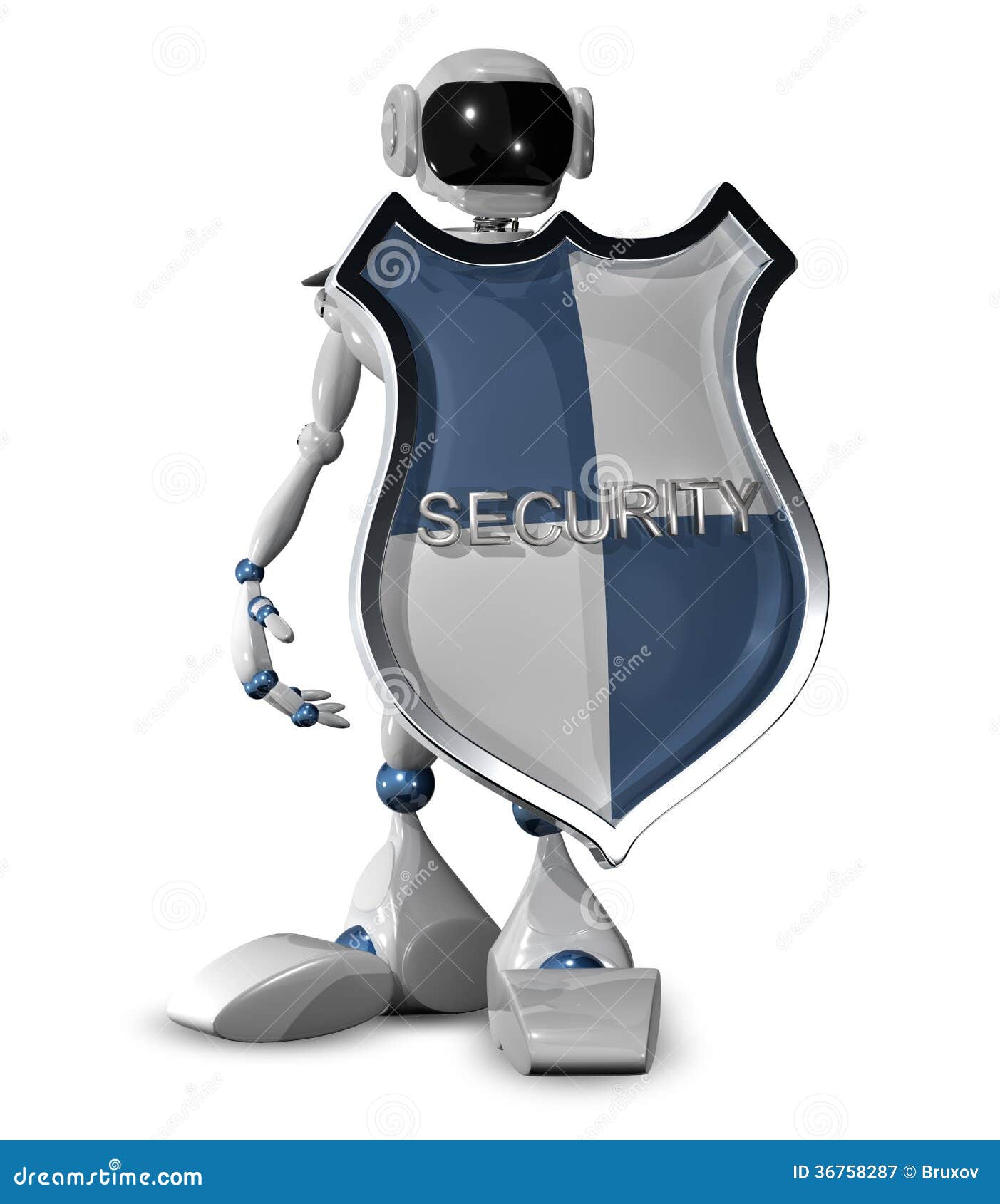 Security stock illustration. Illustration of symbol, android - 36758287