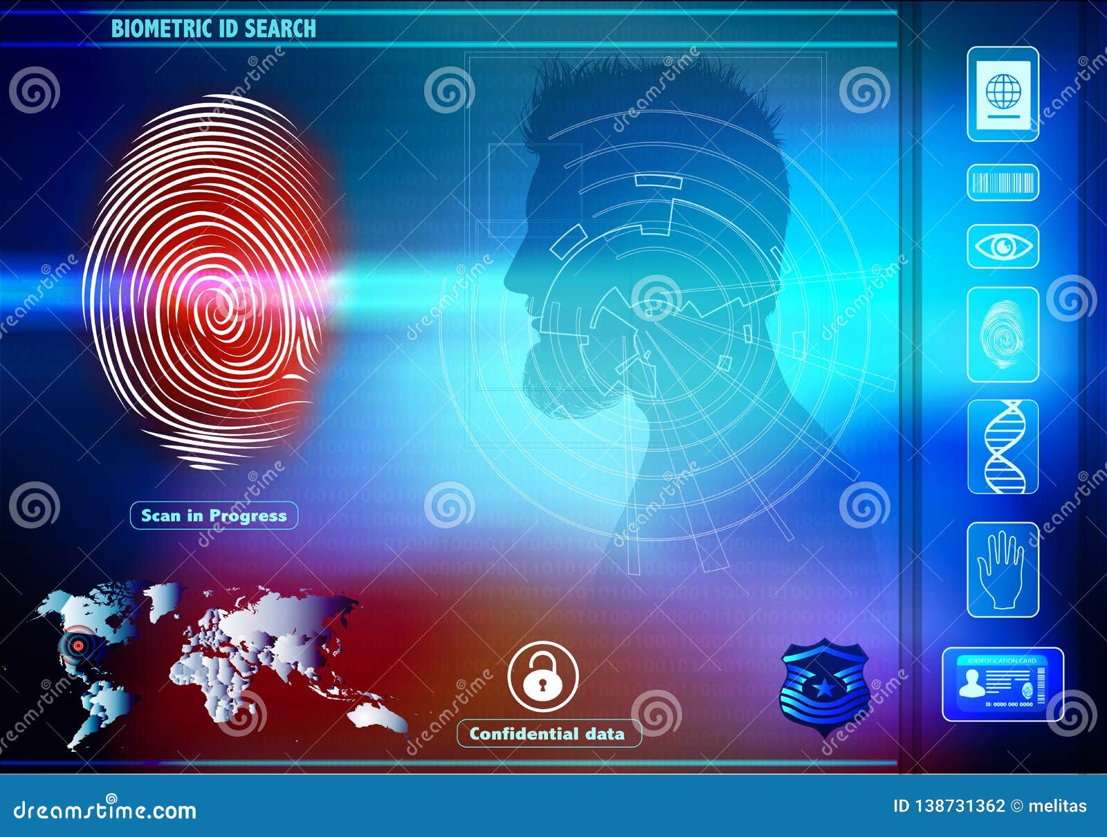 Security Data Access With Human Biometric Identification. Background ...