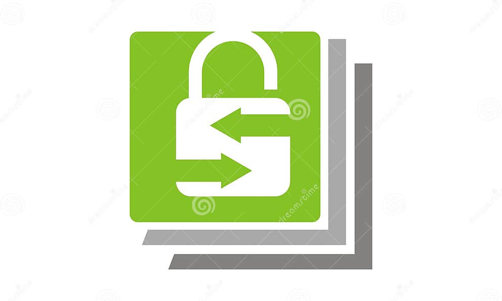 Security Data exchange stock vector. Illustration of data - 105142203