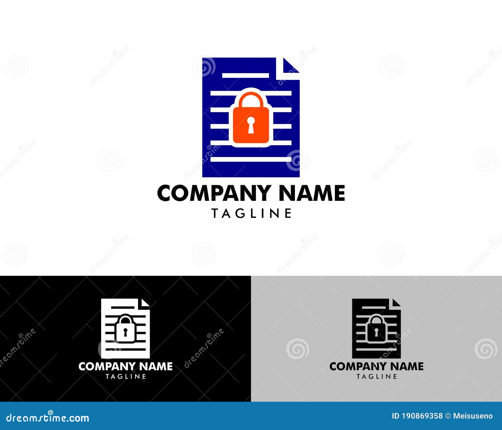 Security Data Lock Logo Vector Template Stock Vector - Illustration of ...