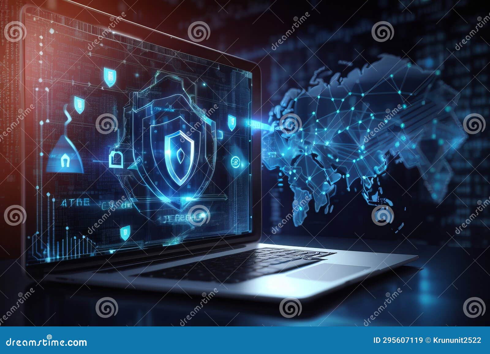 Security Data Protection Business Technology Privacy Concept Stock ...