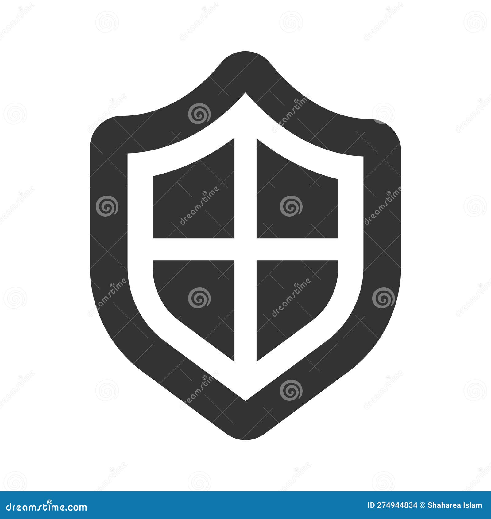 Security defense icon stock vector. Illustration of icon - 274944834
