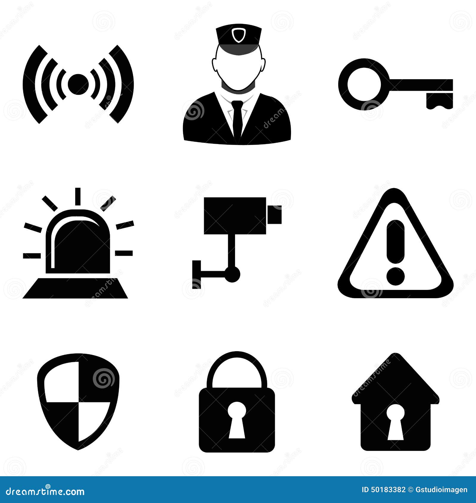Security Design, Vector Illustration. Stock Vector - Illustration of ...