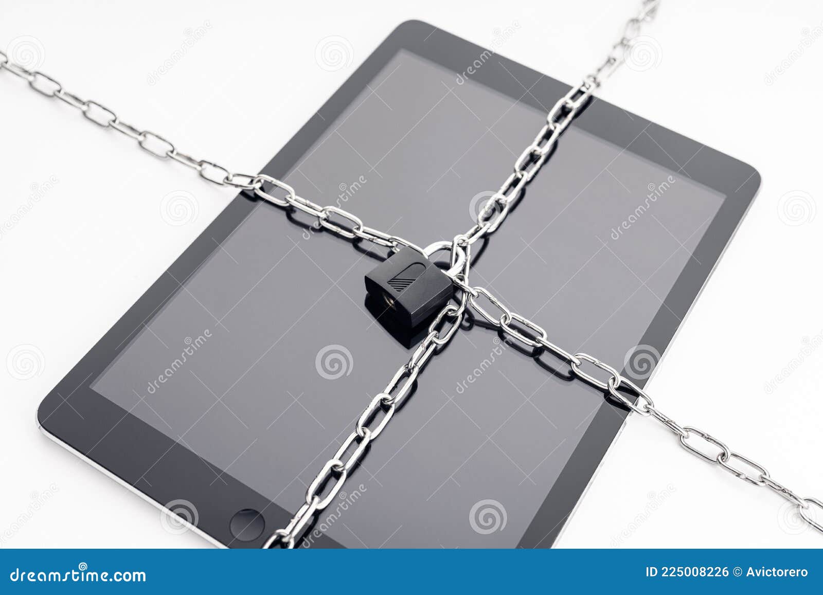 Security on Digital Tablet Concept Stock Photo - Image of network ...