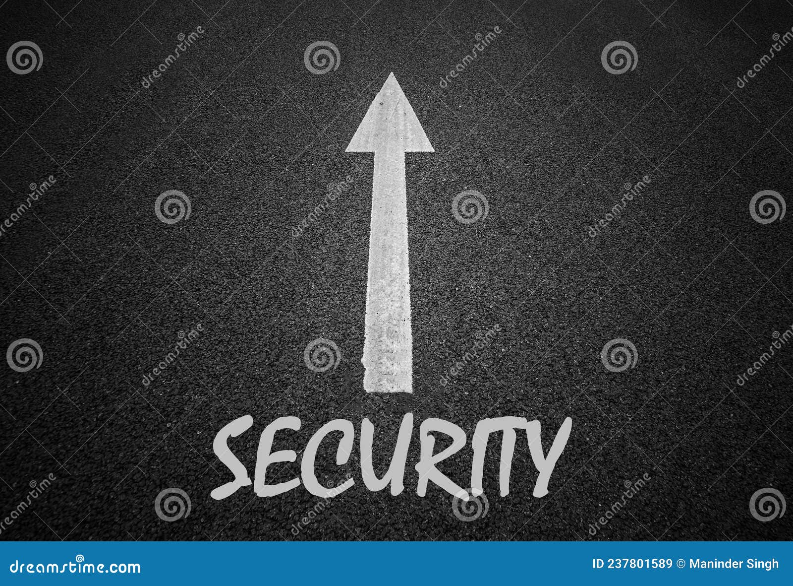 Security Directional Arrow. Stock Image - Image of marking, opportunity ...