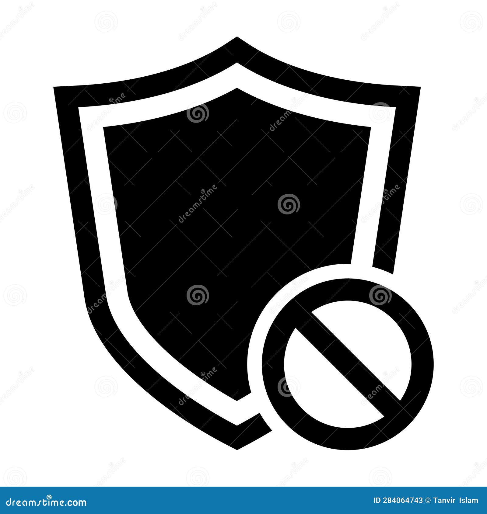 Security Disable Icon stock vector. Illustration of safe - 284064743