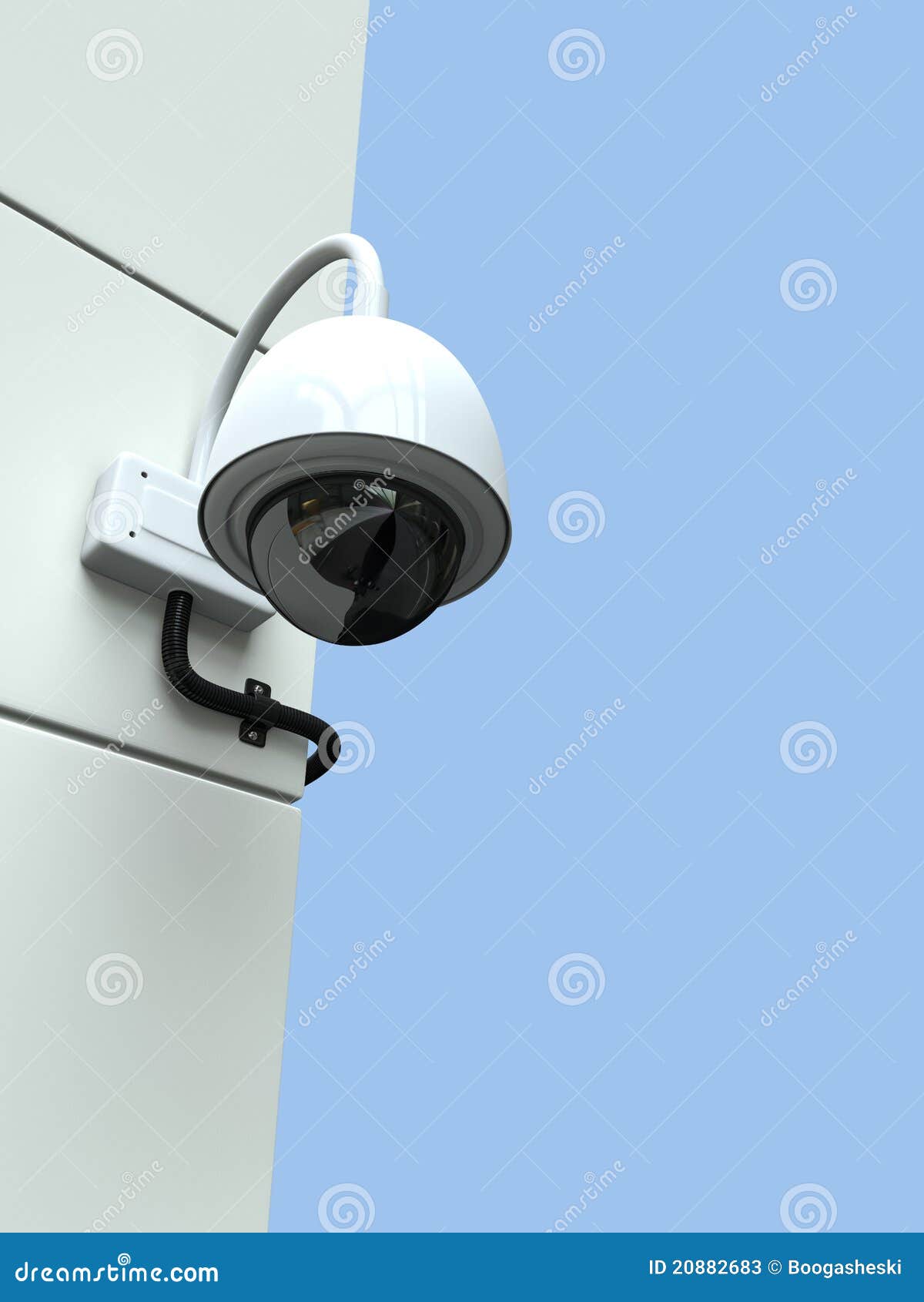 Security Dome Camera stock illustration. Illustration of secure - 20882683