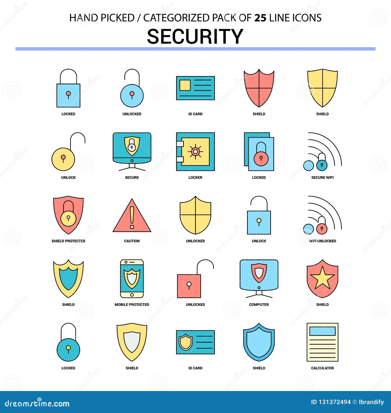 Security Flat Line Icon Set - Business Concept Icons Design Stock ... Security Flat Line Icon Set - Business Concept Icons Design Stock ...