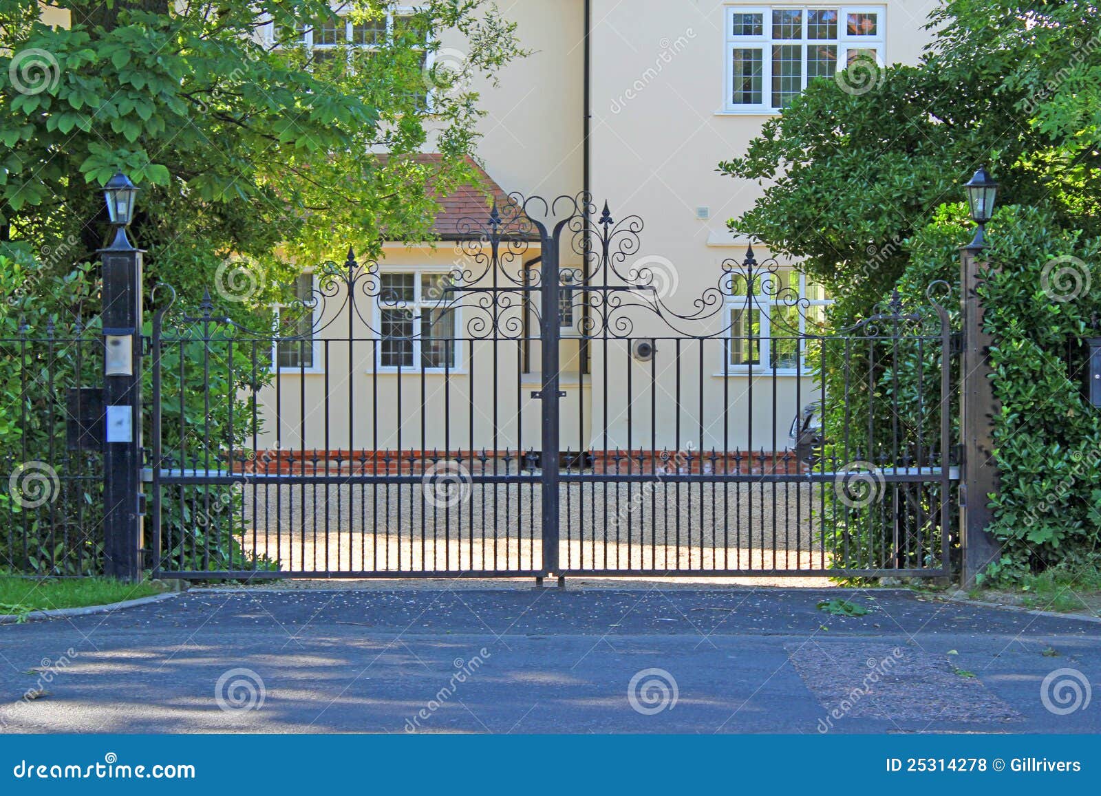 Security Gates stock photo. Image of double, business - 25314278
