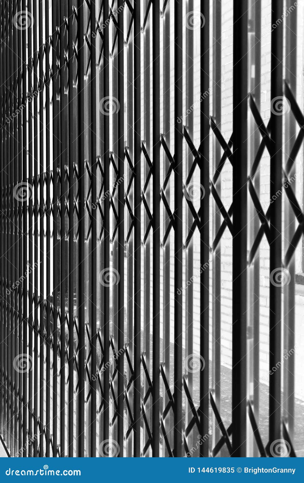 Security grid stock image. Image of doorway, cover, metalwork - 144619835