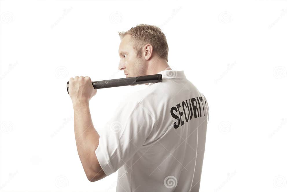 Security Guard stock photo. Image of word, profile, light - 10407392