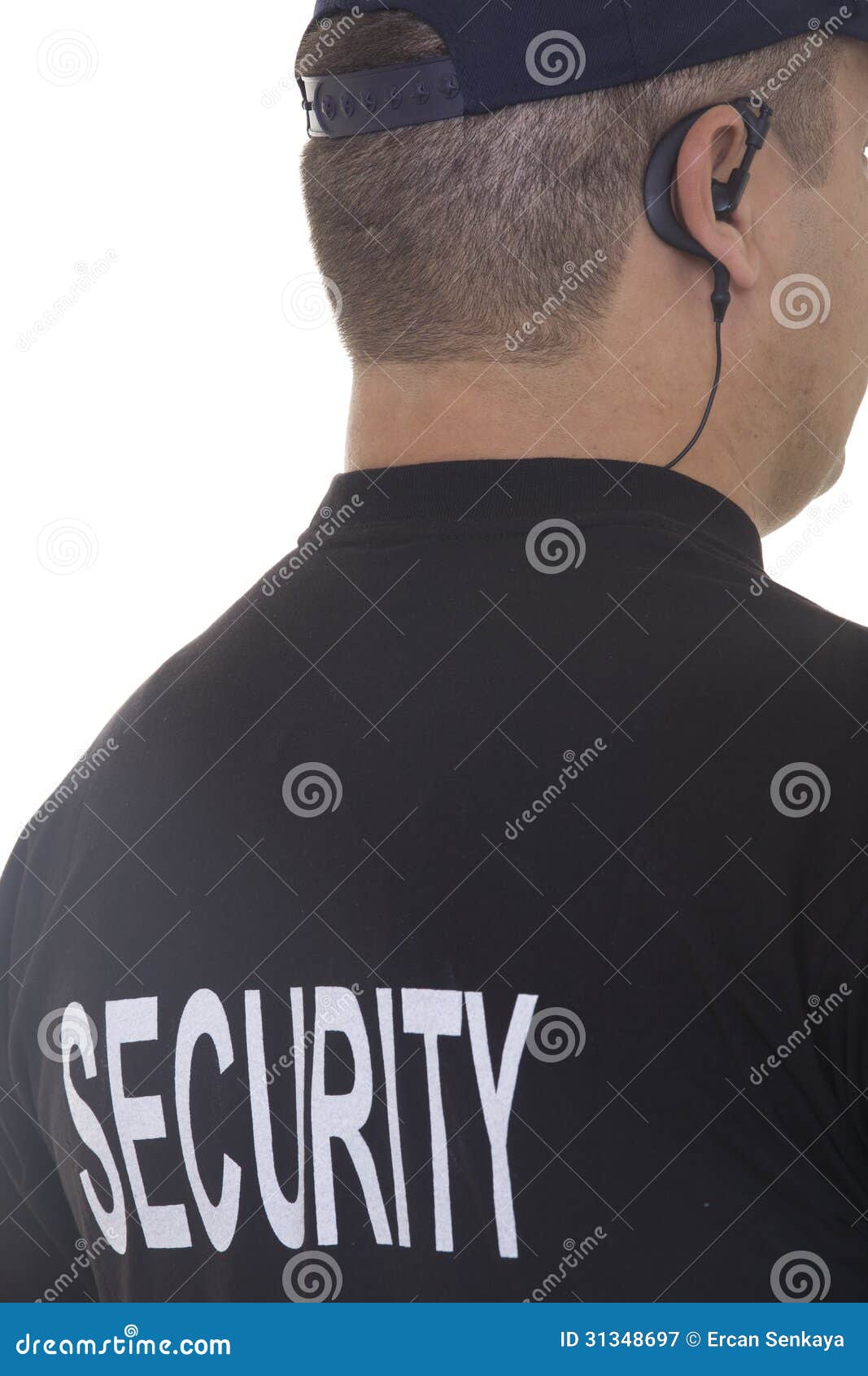 Security guard stock image. Image of bodyguard, isolated - 31348697