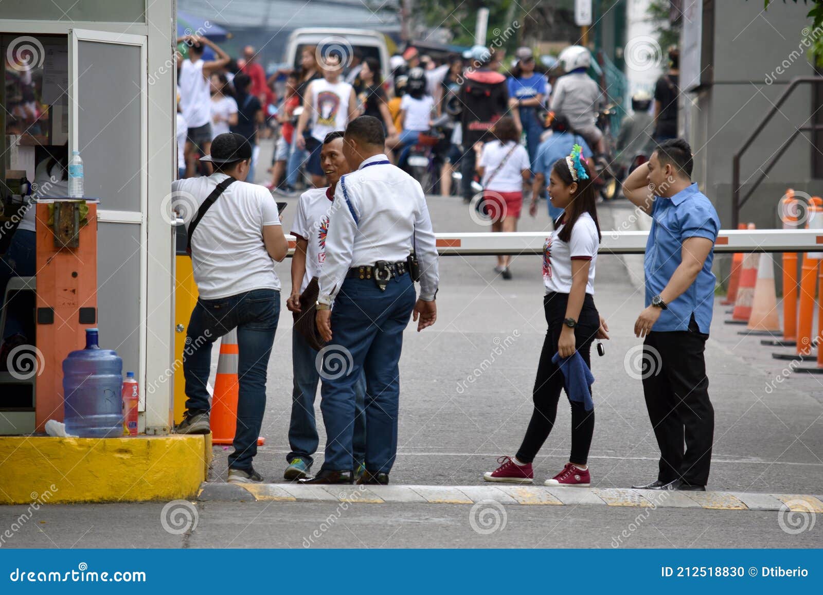 A Security Guard at Border Checkpoint Editorial Image - Image of point ...