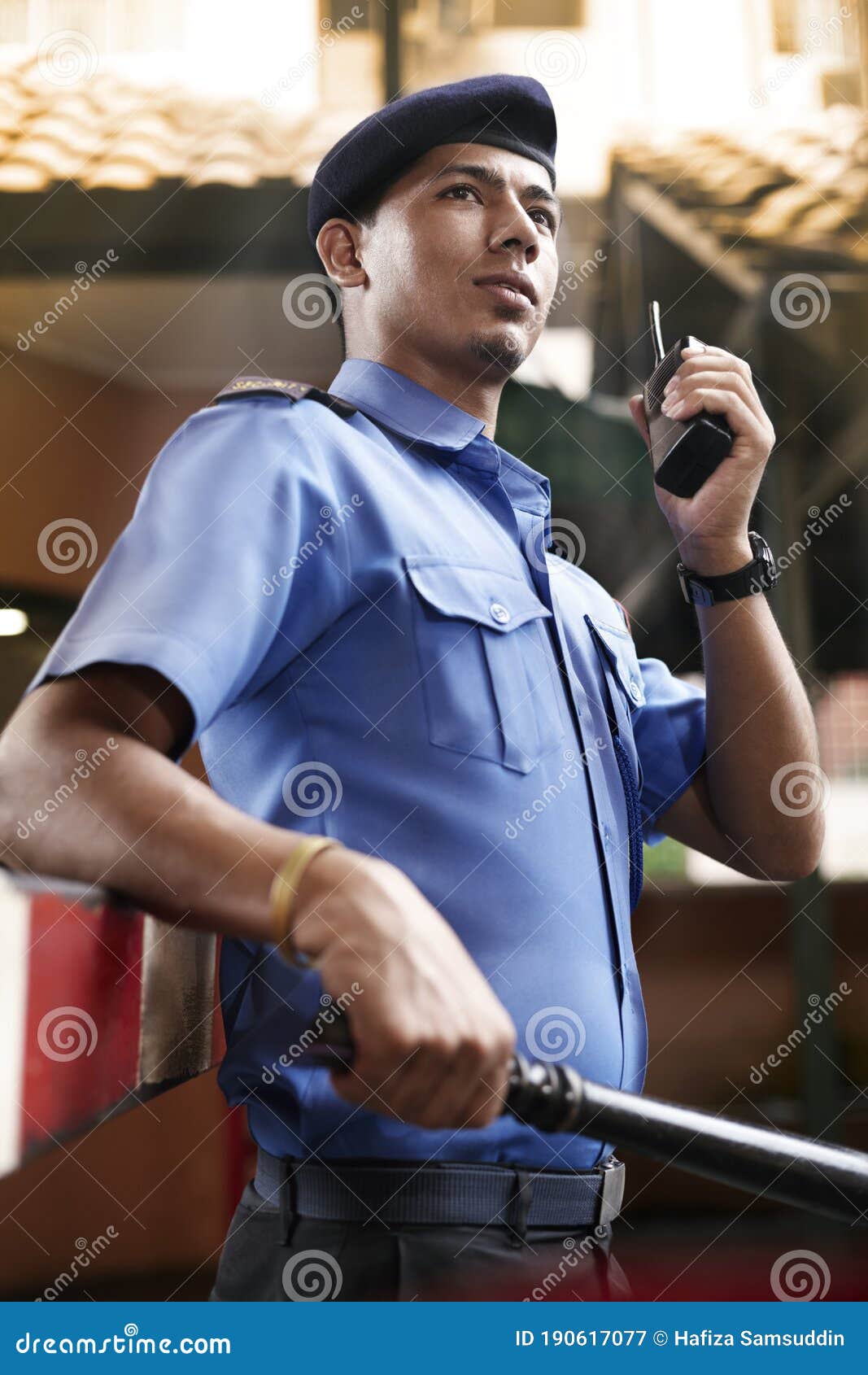 Security Guard on Duty. Conceptual Image Stock Image - Image of ...