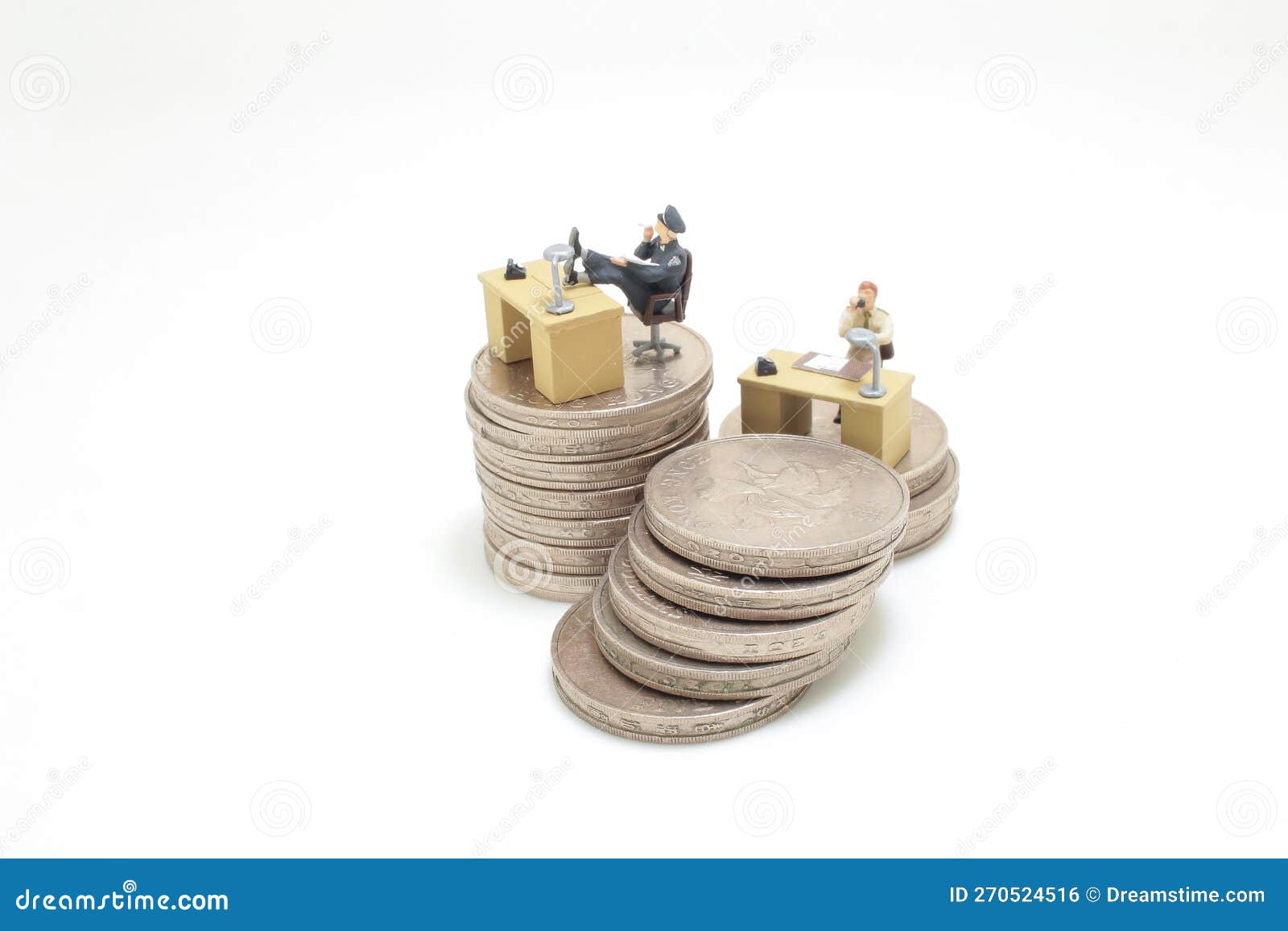A Security Guard of Figure on Duty Stock Photo - Image of tiny, coins ...