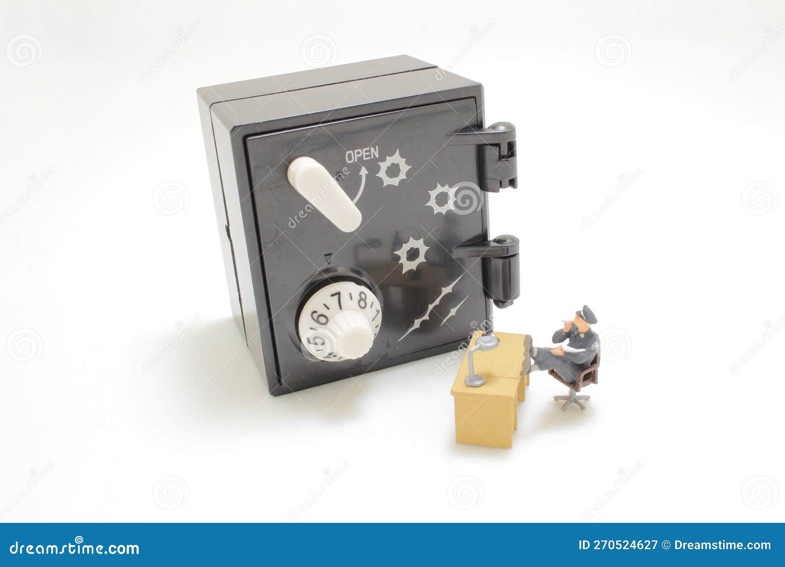 A Security Guard of Figure on Duty Stock Image - Image of professional ...