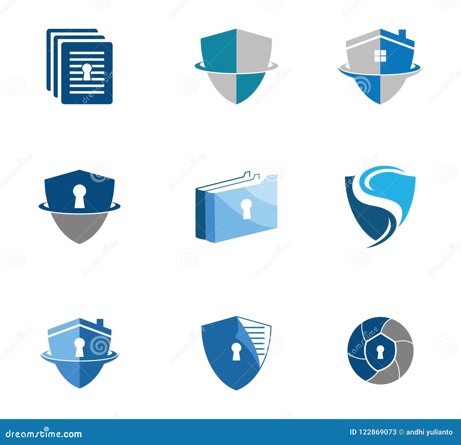 Security Guard File Document Logo Design Stock Illustration ...