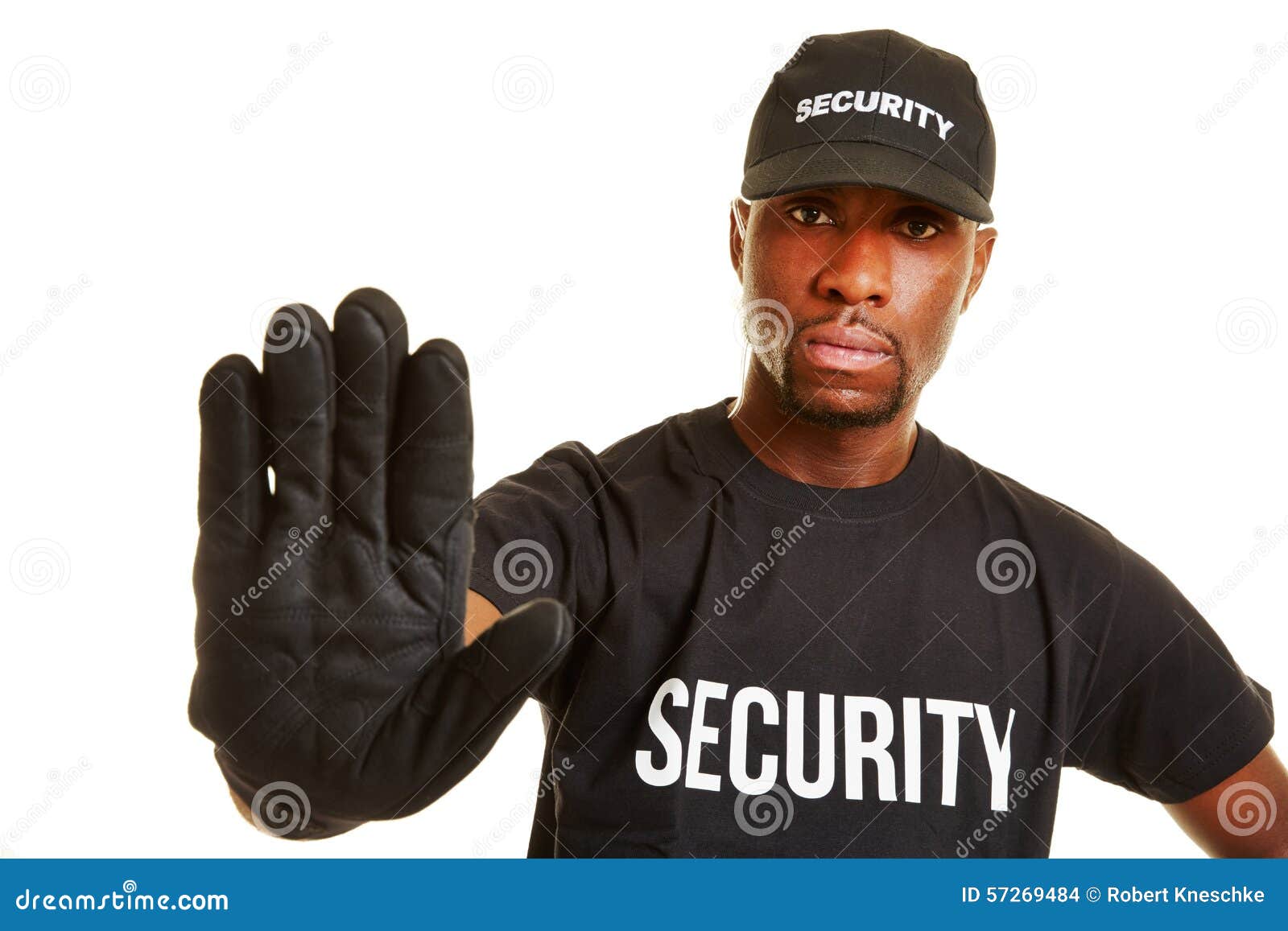 Security Guard Keeping Distance Stock Photo - Image of profession ...