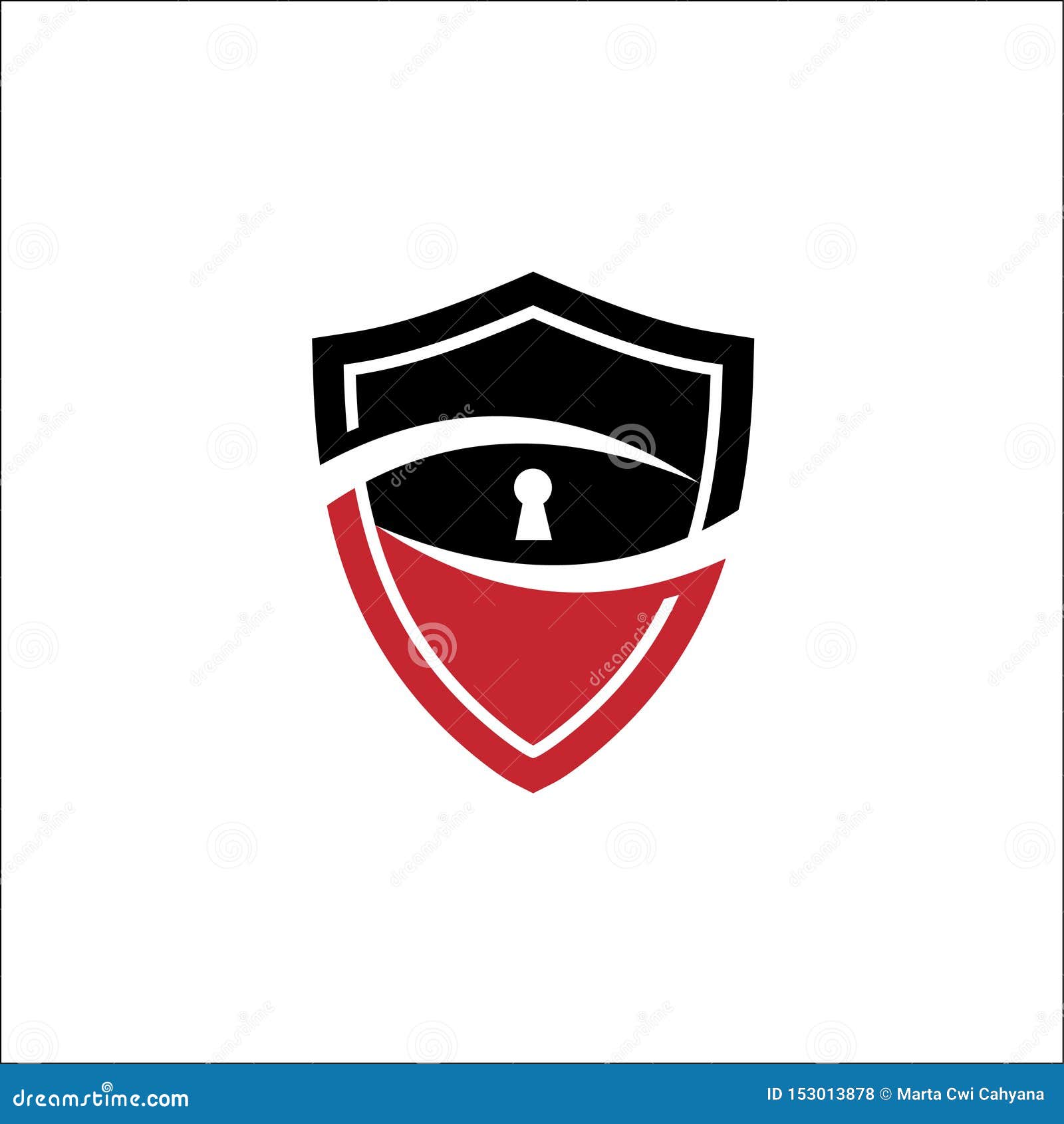Security Guard Logo Design Vector. Shield, Key, Look Stock Vector ...