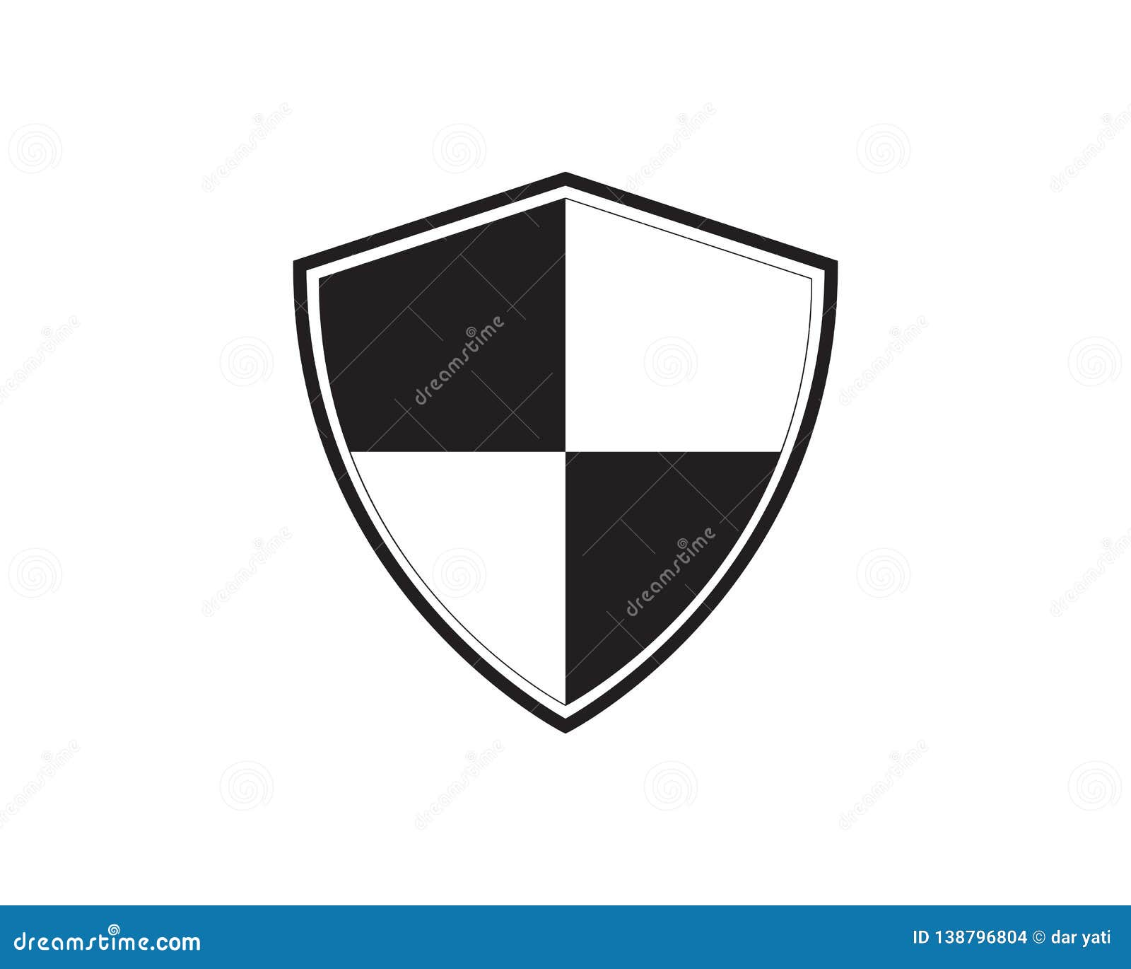 Security Guard Logo Design Vector Shield Stock Vector - Illustration of ...