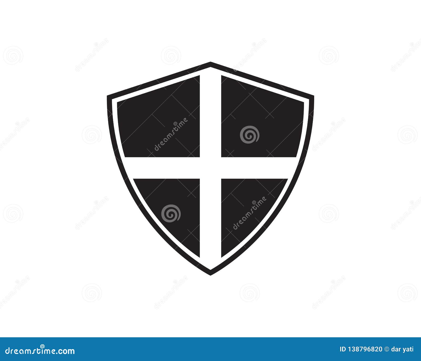 Security Guard Logo Design Vector Shield Stock Vector - Illustration of ...