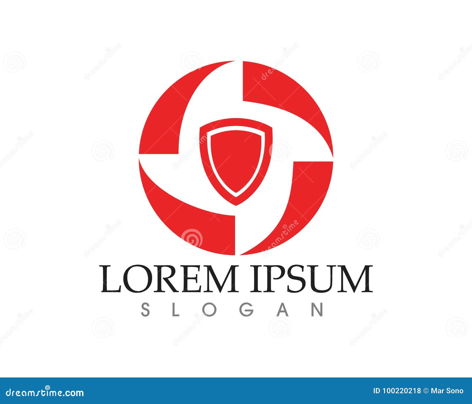 Security Guard Logo Design Vector Shield Template Stock Vector ...