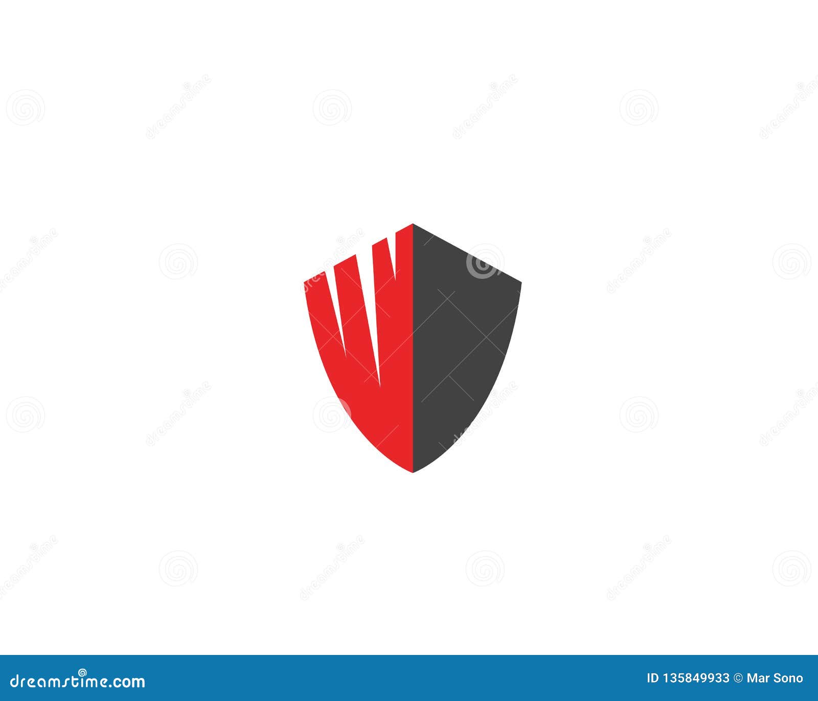 Security Guard Logo Design Vector Shield Stock Vector - Illustration of ...