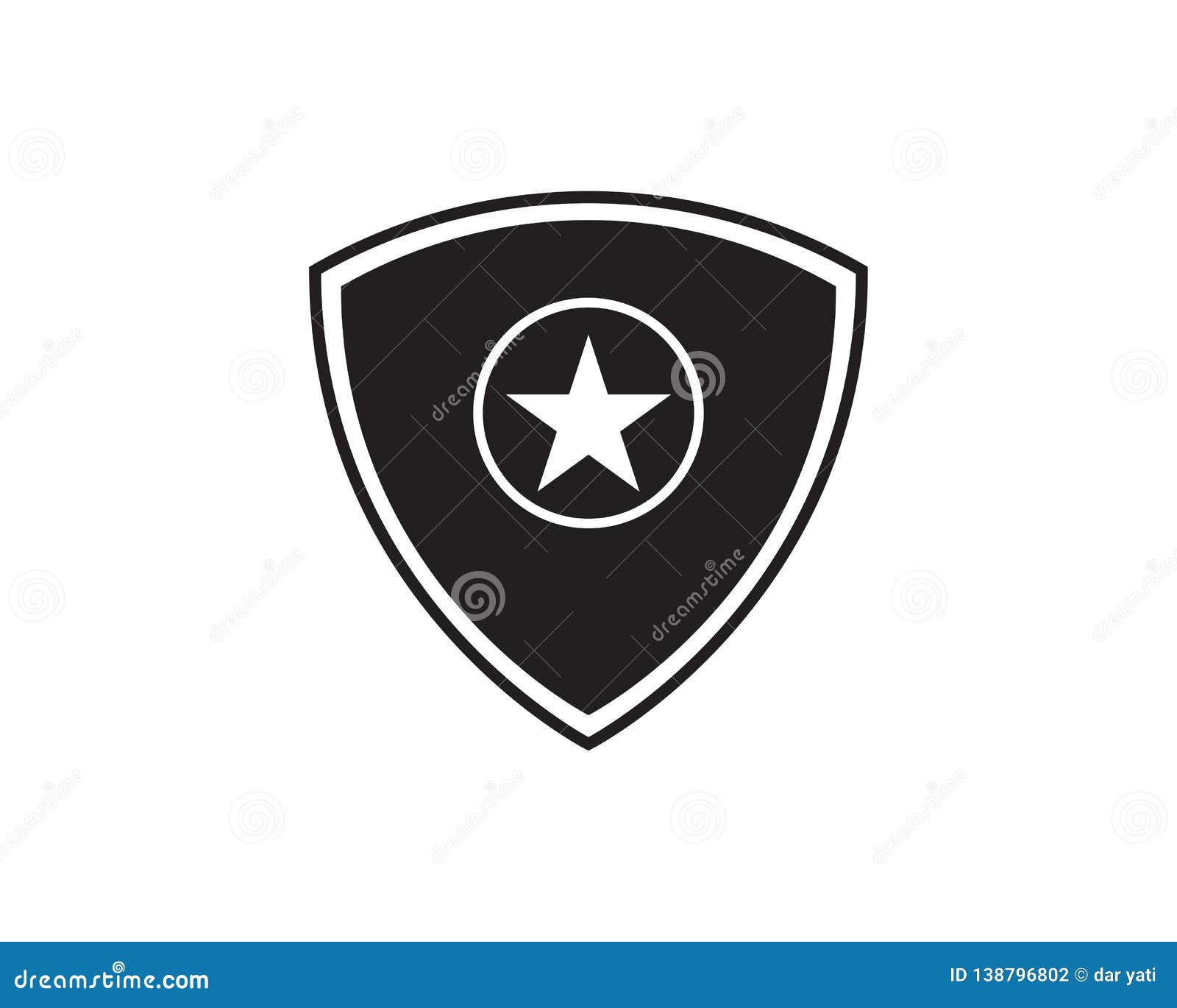 Security Guard Logo Design Vector Shield Stock Vector - Illustration of ...