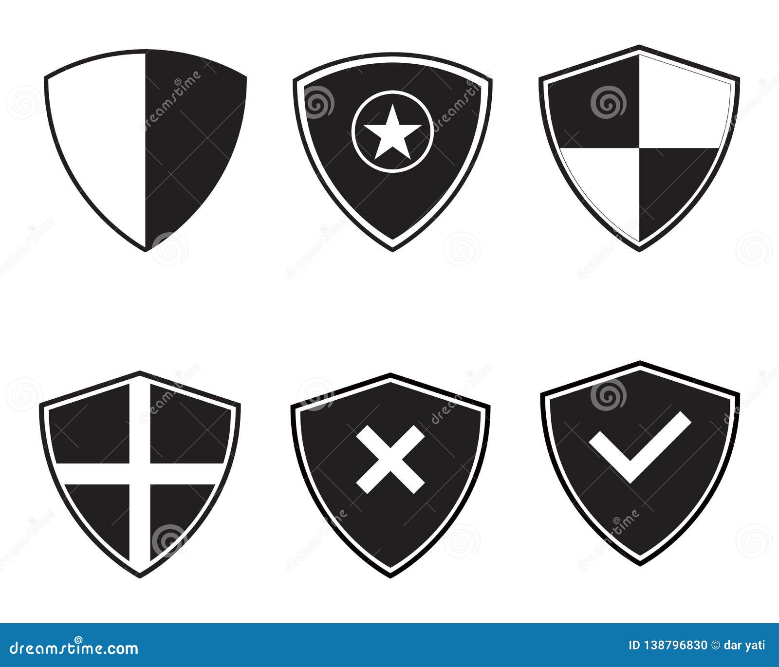 Security Guard Logo Design Vector Shield Stock Vector - Illustration of ...
