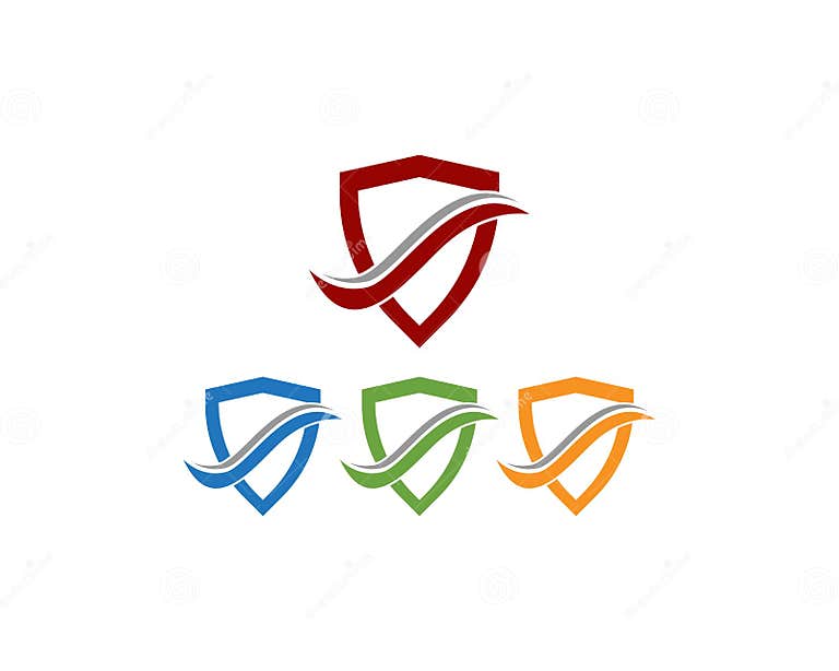 Security Guard Logo Design Vector Shield Template Stock Vector ...