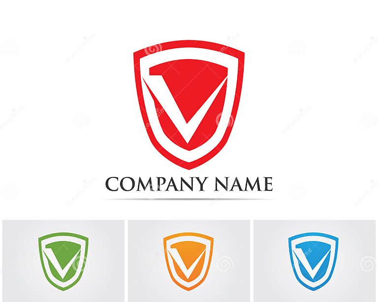 Security Guard Logo Design Vector Shield Template Stock Vector ...