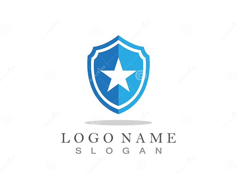 Security Guard Logo Design Vector Shield Template Stock Vector ...