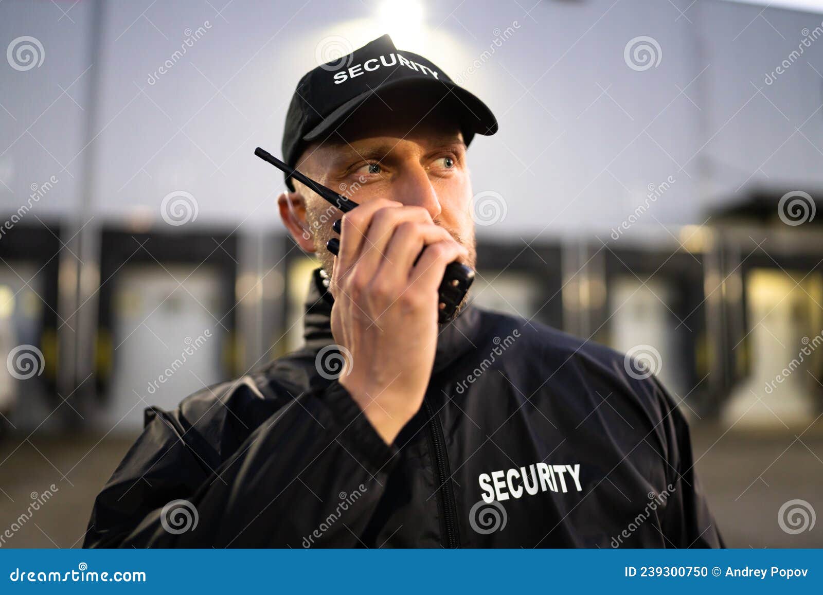 Security Guard Man Service stock photo. Image of protect - 239300750