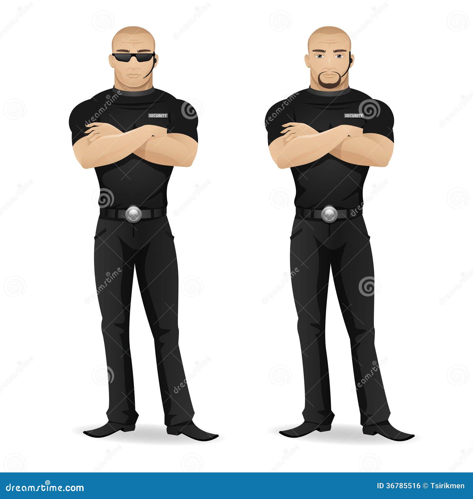 Free clipart security guard