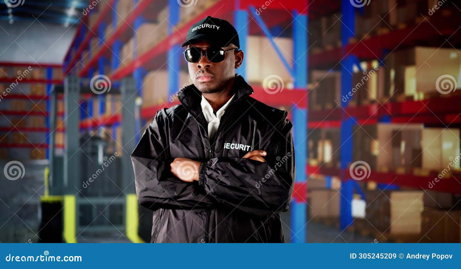 Security Guard Officer stock image. Image of service - 305245209