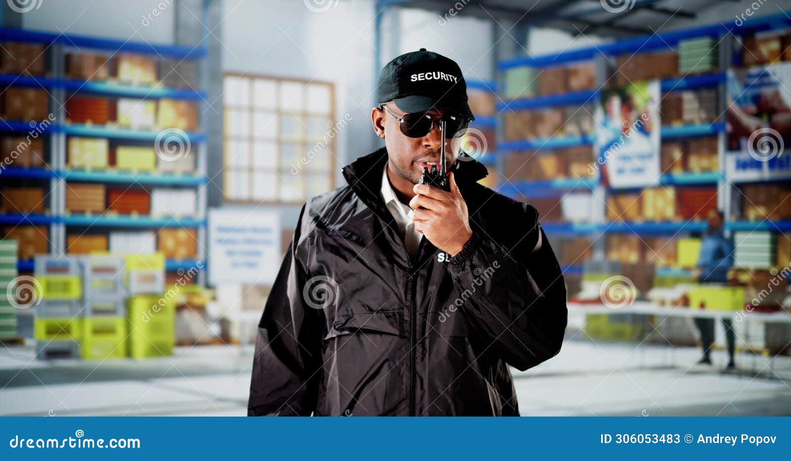 Security Guard Officer stock image. Image of service - 306053483