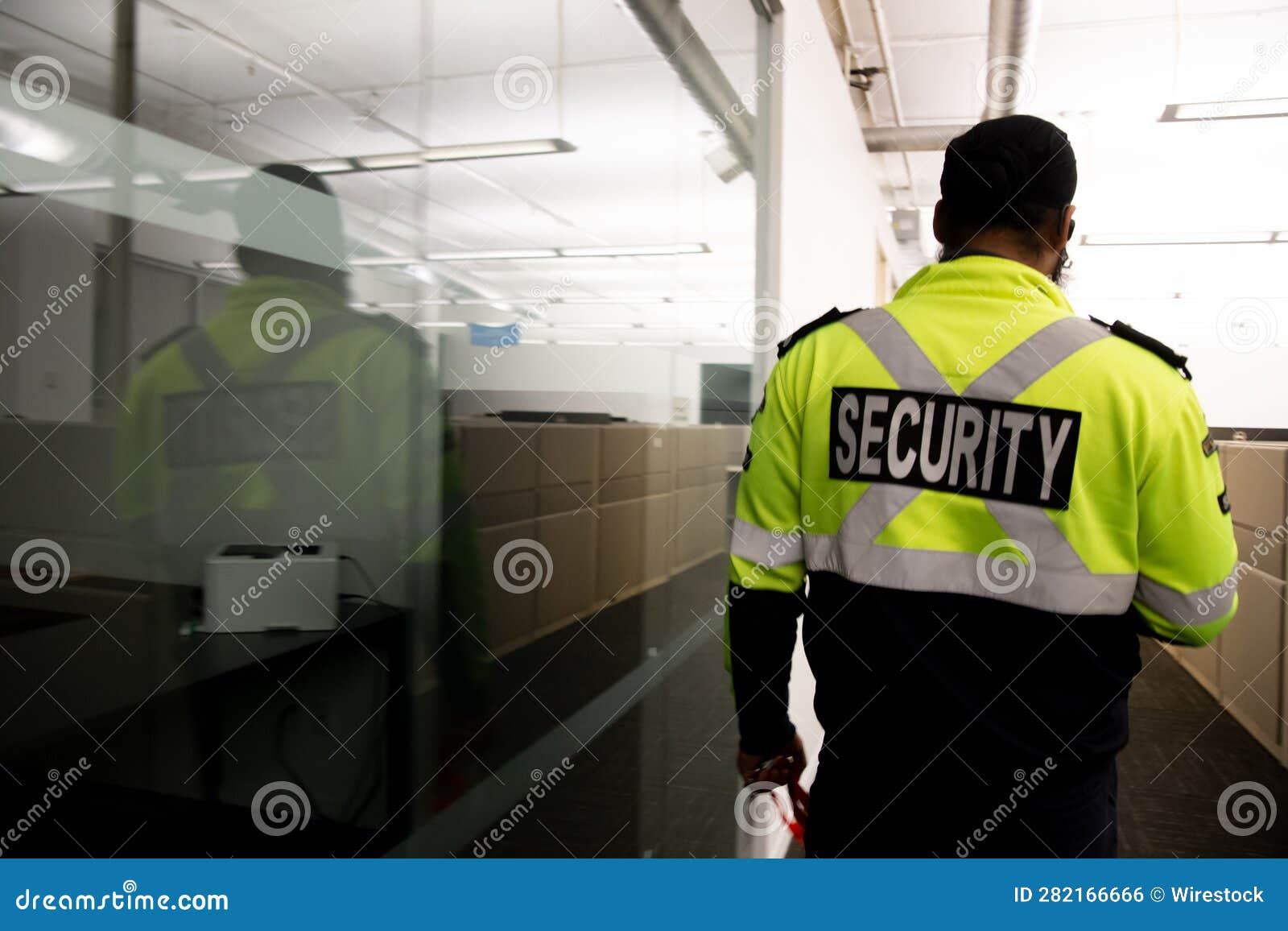 Security Guard Patrolling