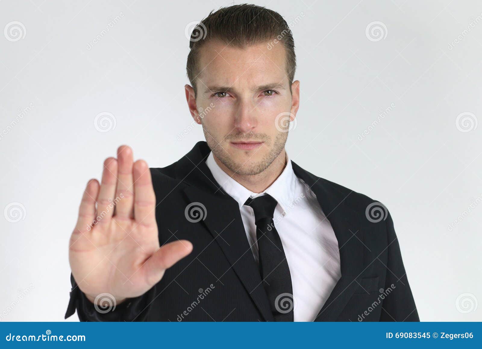 Security guard posing stock image. Image of bodyguard - 69083545