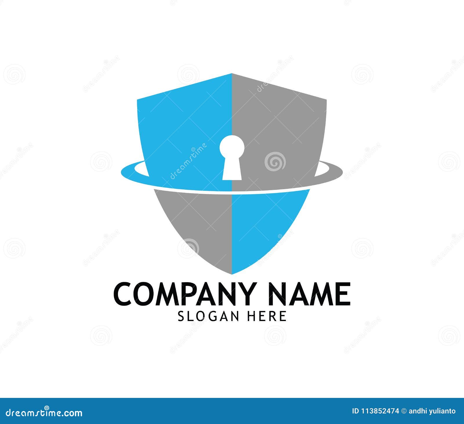Security Guard Shield Online Technology Logo Design Stock Illustration ...
